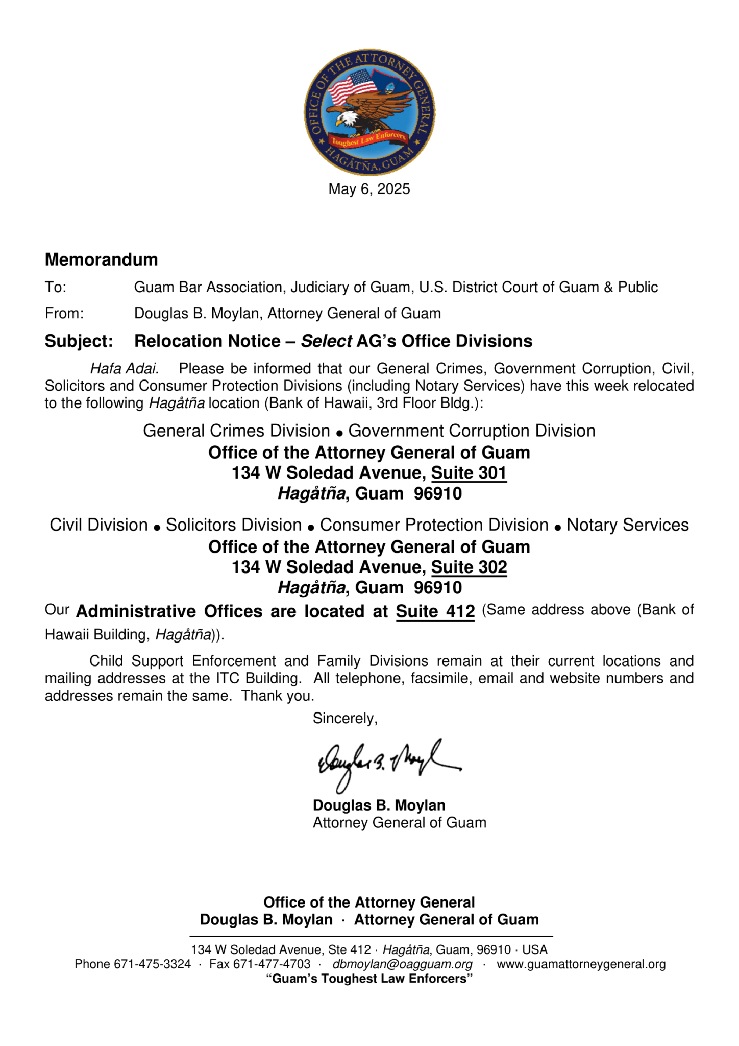 Office of the Attorney General of Guam